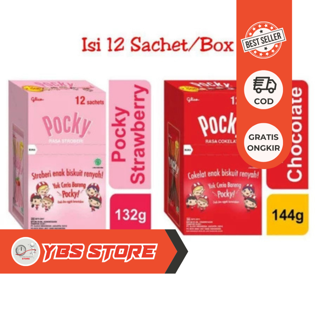 Jual Pocky sachet 12 gram / Pocky box set ( isi 12 ) | Shopee Indonesia