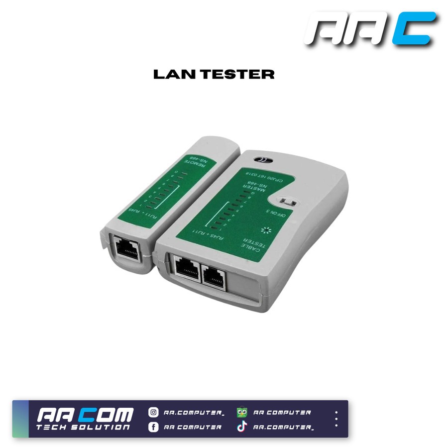 Jual LAN Tester Kabel Jaringan RJ45 dan RJ11 / Alat Tes Kabel Network ...