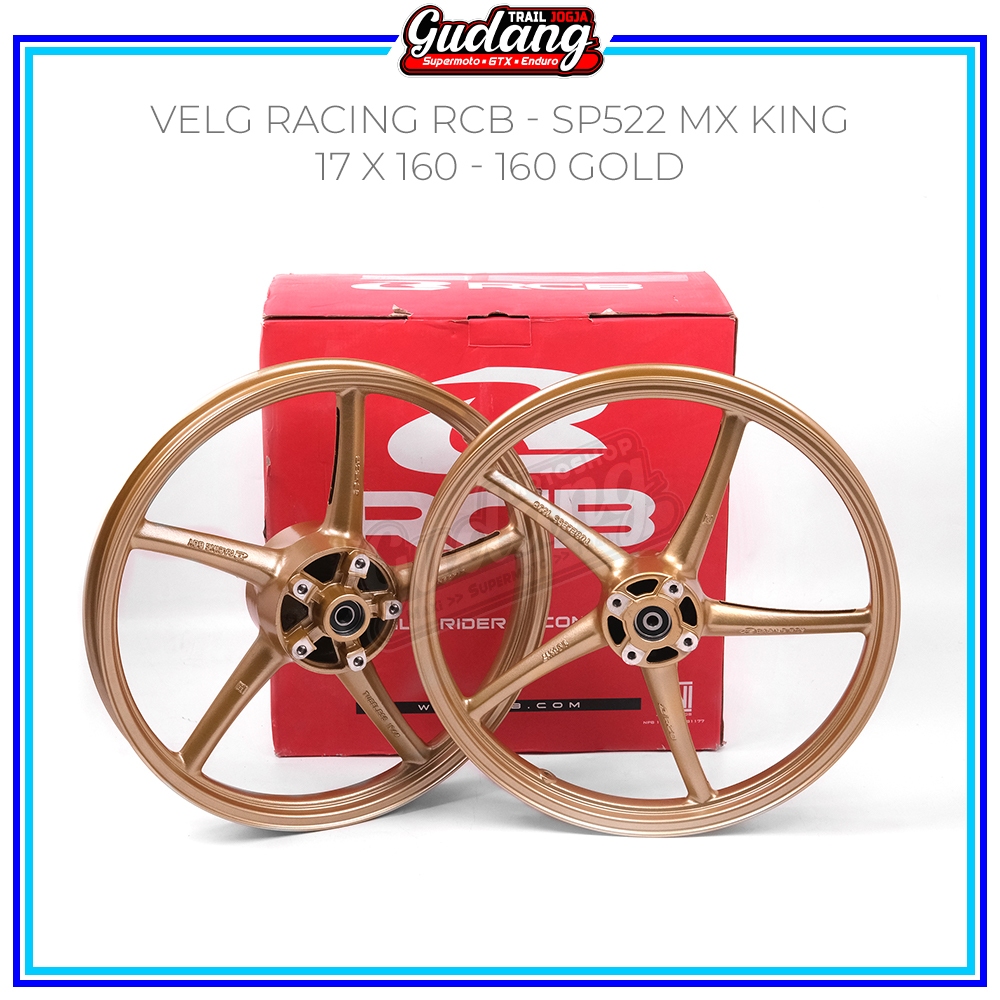 Jual Velg Racing RCB SP522 Palang 5 Gold 160 160 17 MX King Original ...