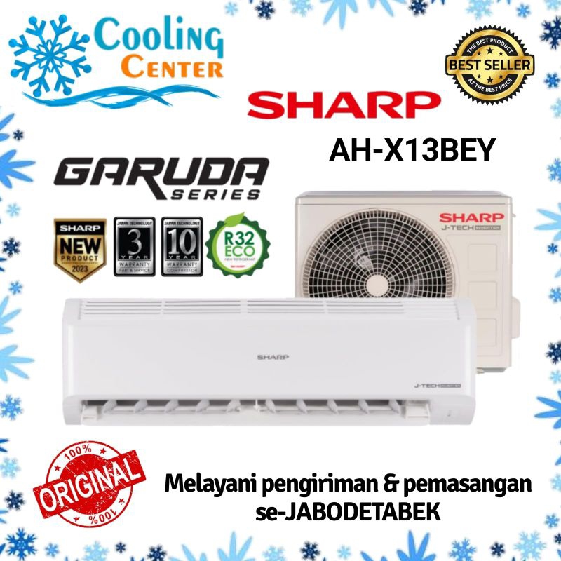 Jual AC SHARP AH - X 13 BEY 1.5 PK INVERTER HARGA AH-X13BEY UNIT ONLY ...