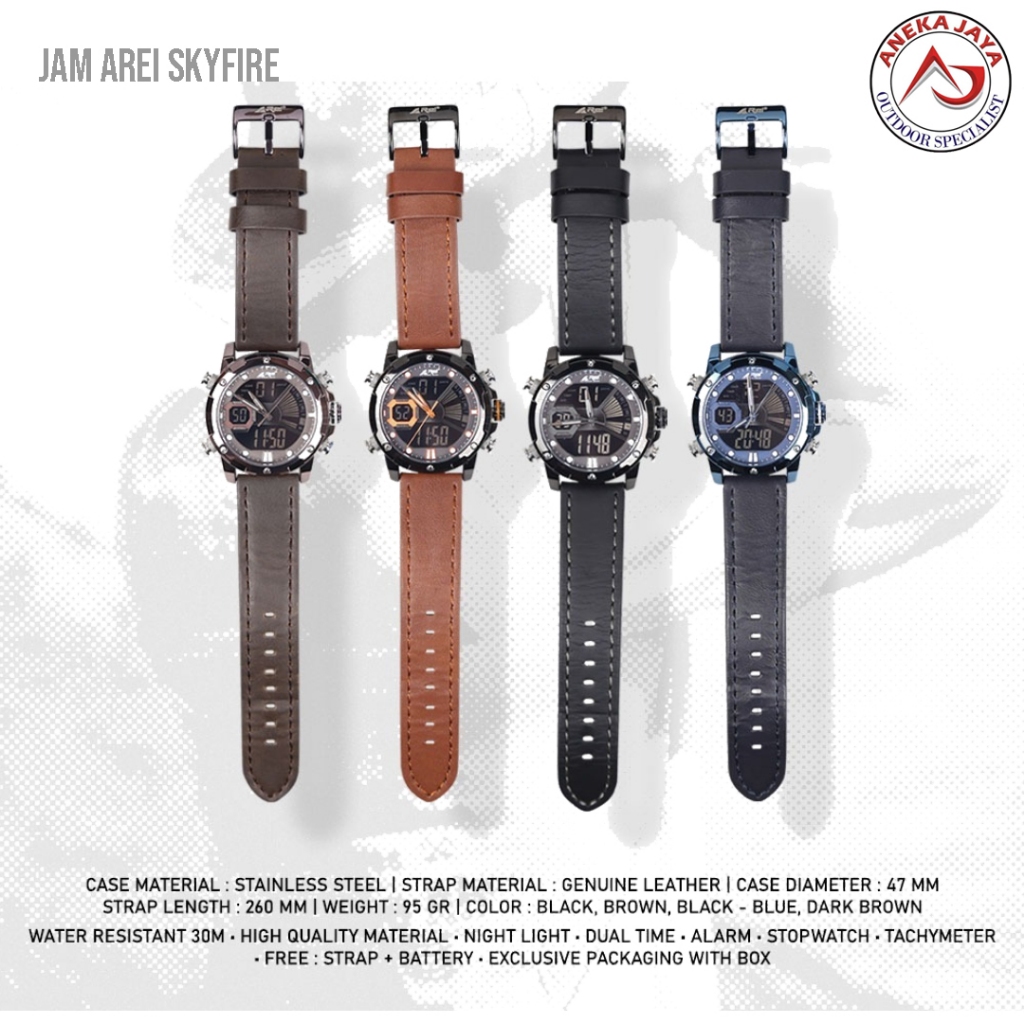 Jual JAM TANGAN AREI SKYFIRE | Shopee Indonesia