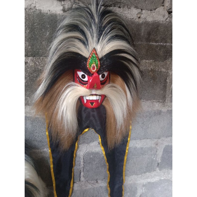 Jual Topeng Ganongan Gigitan Topeng Bujang Ganong Dewasa Anak Rambut ...