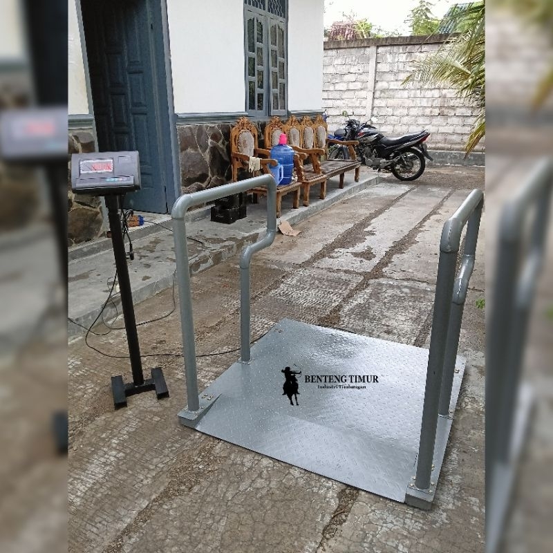 Jual timbangan kursi roda rumah sakit kapasitas 300kg merk A12E ...
