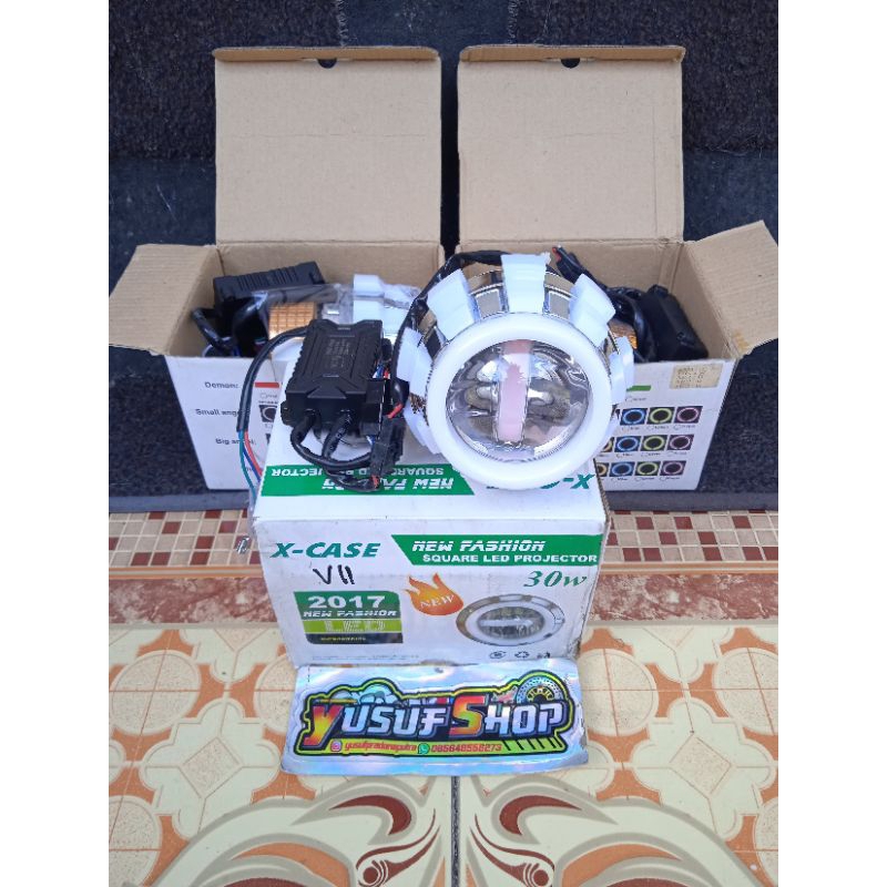 Jual Lampu Projie X-Case LED Hi high low jauh dekat dim Running ...