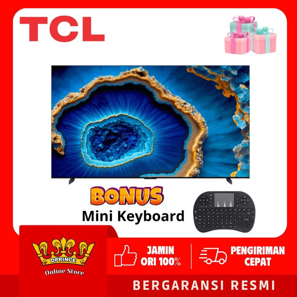 Jual TV TCL 75C755 QD-Mini Led 4K UHD Smart Google TV 75 inch | Shopee ...