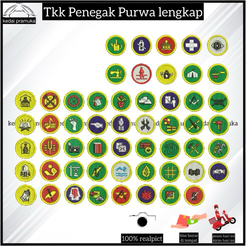 Jual Tkk Penegak Purwa Lengkap | Tanda Kecakapan Khusus Penegak Bordir ...