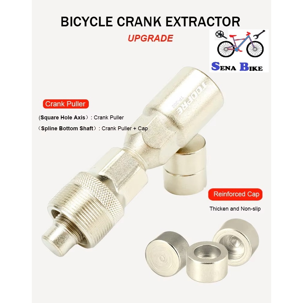 Jual Toopre Crank Extractor Sepeda - Crank Tracker + Cap - Kunci Treker ...