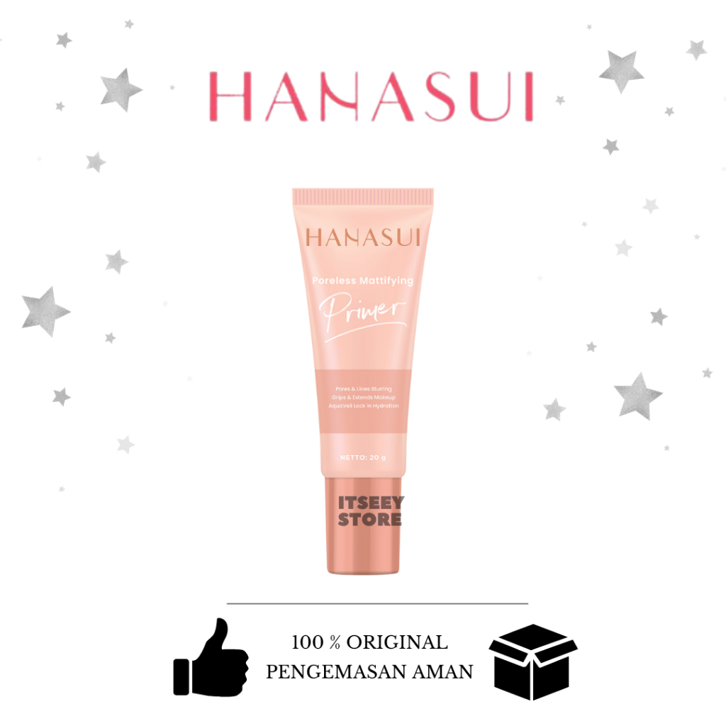 Jual Hanasui Poreless Mattifying Primer Base Makeup Menyamarkan Noda ...