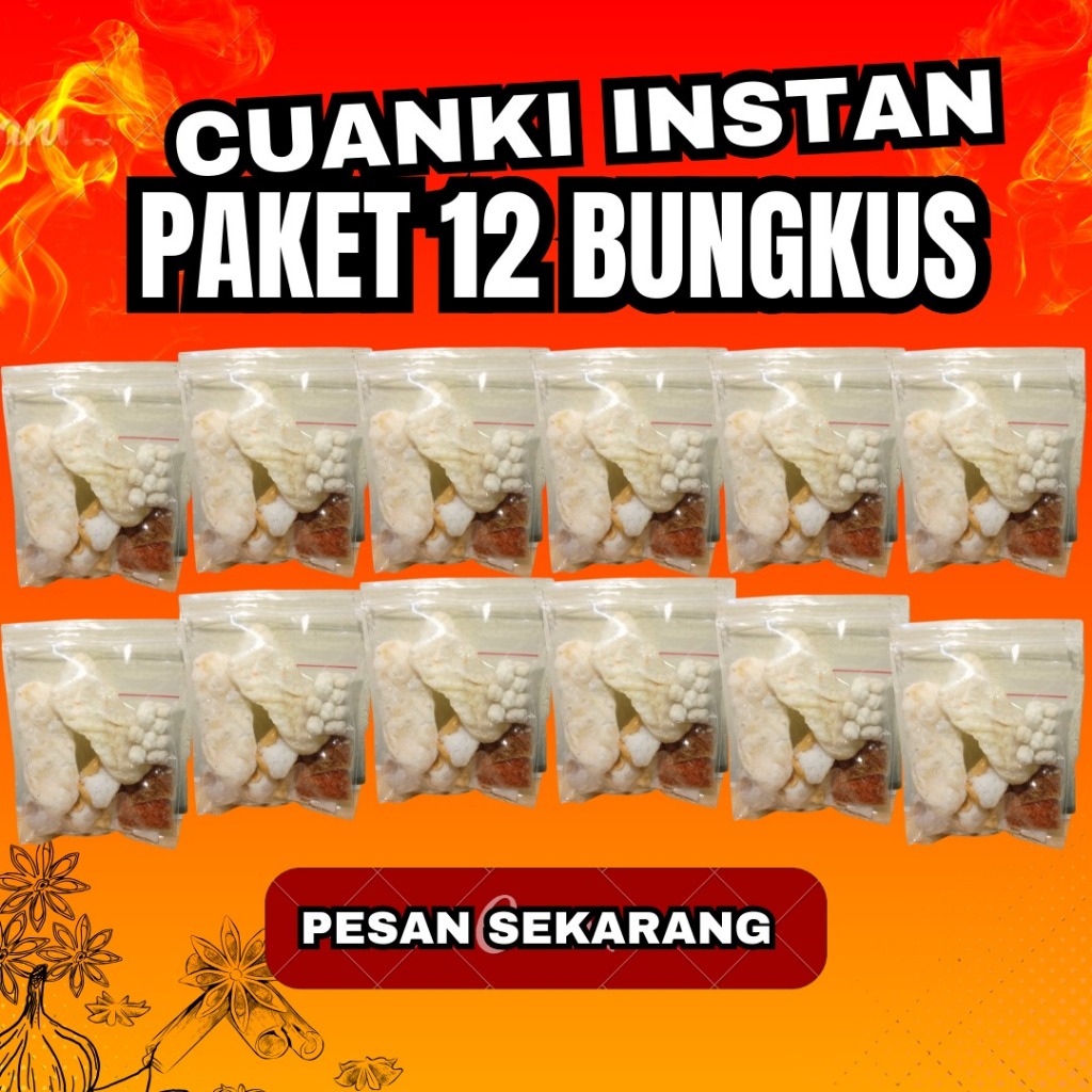 Jual Paket cuanki instan 12pcs Makanan Instan Murah | Shopee Indonesia