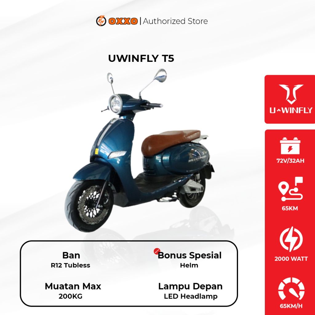 Jual U WINFLY Motor Listrik T5 2000W 72V/32AH | Shopee Indonesia