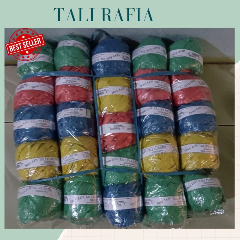 Jual tali rafia eceran 1000 dan 2000 tali rafia tali pengikat dari ...