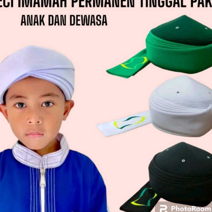 Jual KP8 Peci Imamah peci imamah permanen Peci imamah premium Peci ...