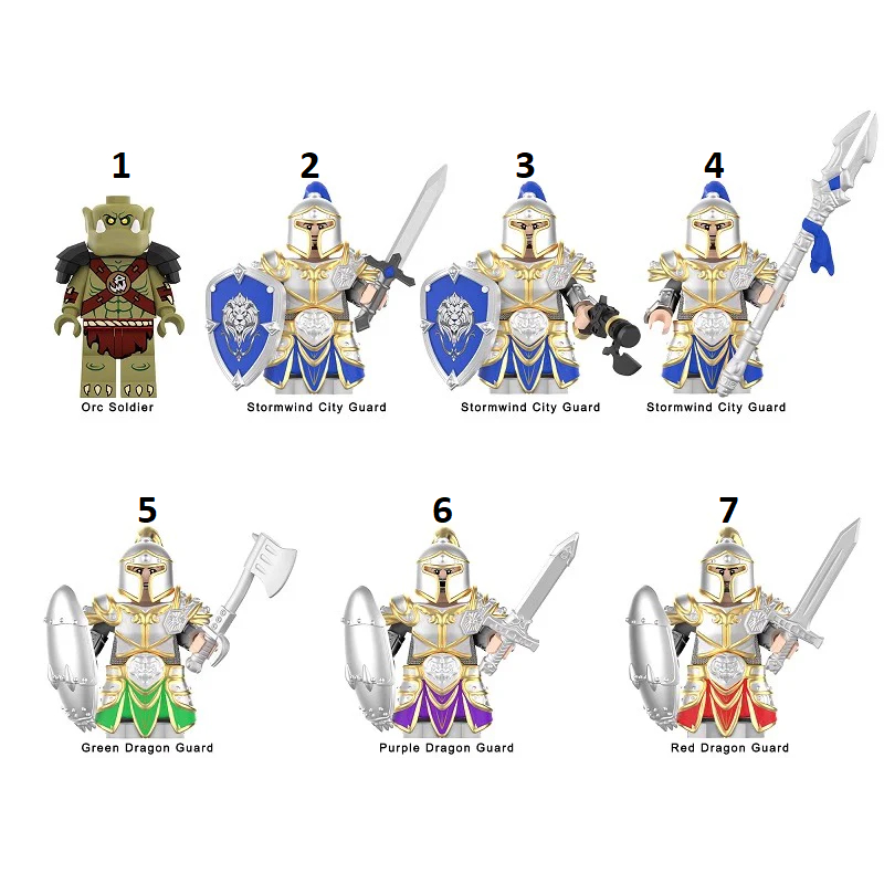 Jual World of Warcraft DotA Stormwind Orc City Guard Dragon Orc ...