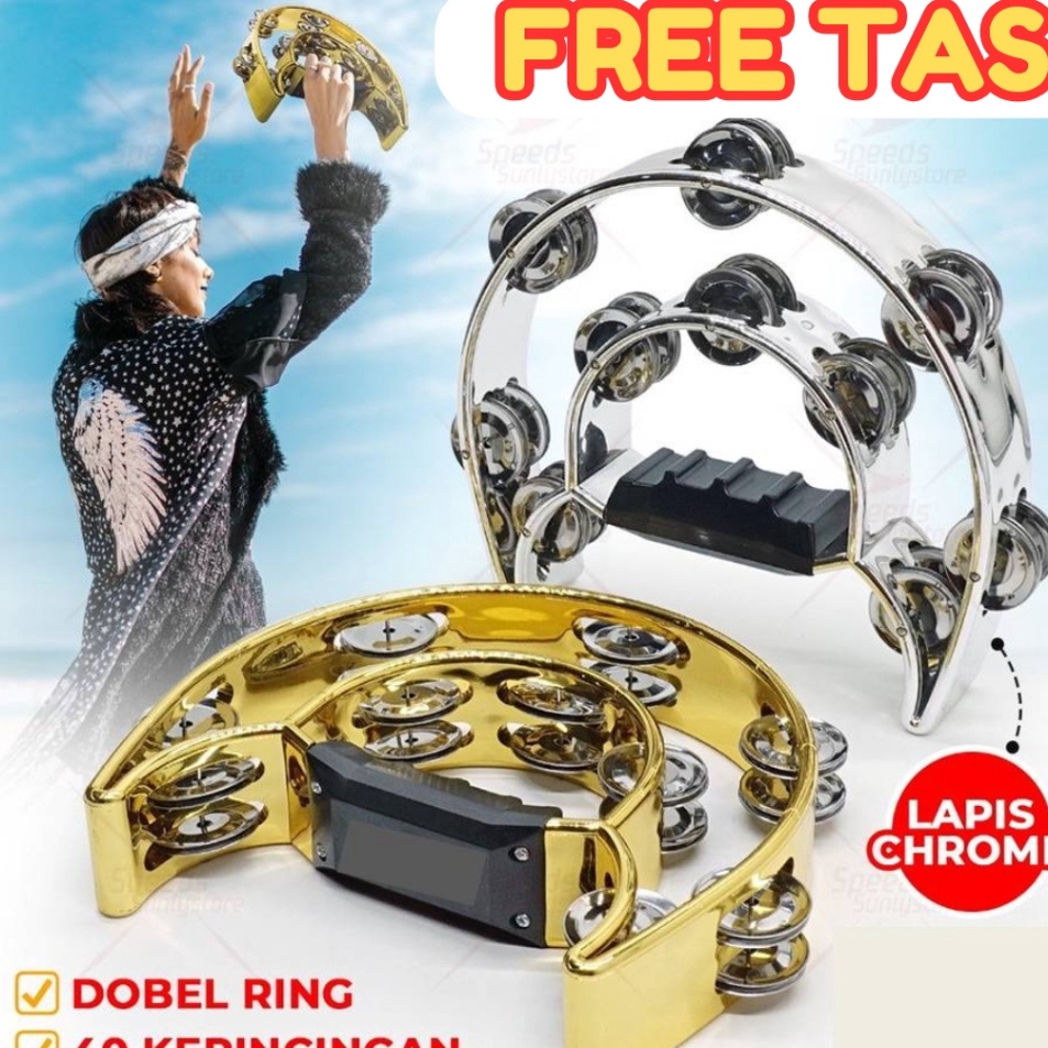 Jual Grosir Pembelian Alat Musik Tamborin Hadroh Tamborine Kecrekan ...