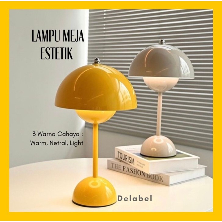 Jual Lampu Meja Hias LED Dimmable Modern Mushroom 3 Color 5W Lampu ...