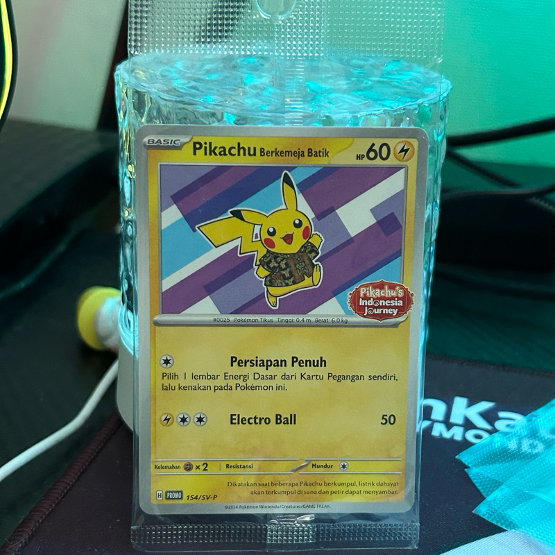 Jual Pikachu Berkemeja Batik Xatu Staryu Flower V1 Limited Edition Pokemon TCG Indonesia ...