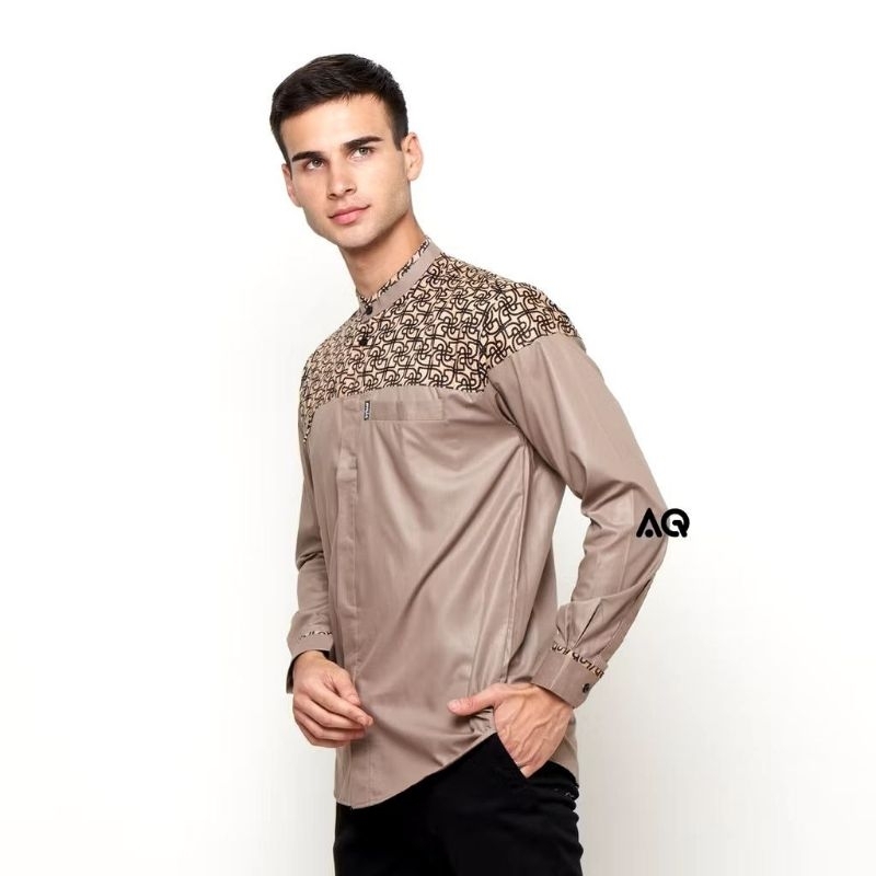 Jual Baju koko Alqorni original motif Bima | Shopee Indonesia