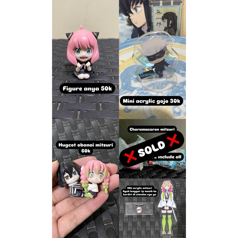 Jual SALE JJK DS KNY SPY X FAMILY (Obanai Mitsuri Hugcot) Acrylic Stand ...