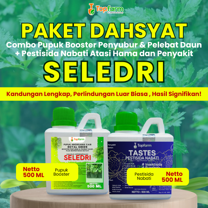 Jual Pupuk Pestisida Topfarm / Pupuk Booster Seledri / Pupuk Daun ...