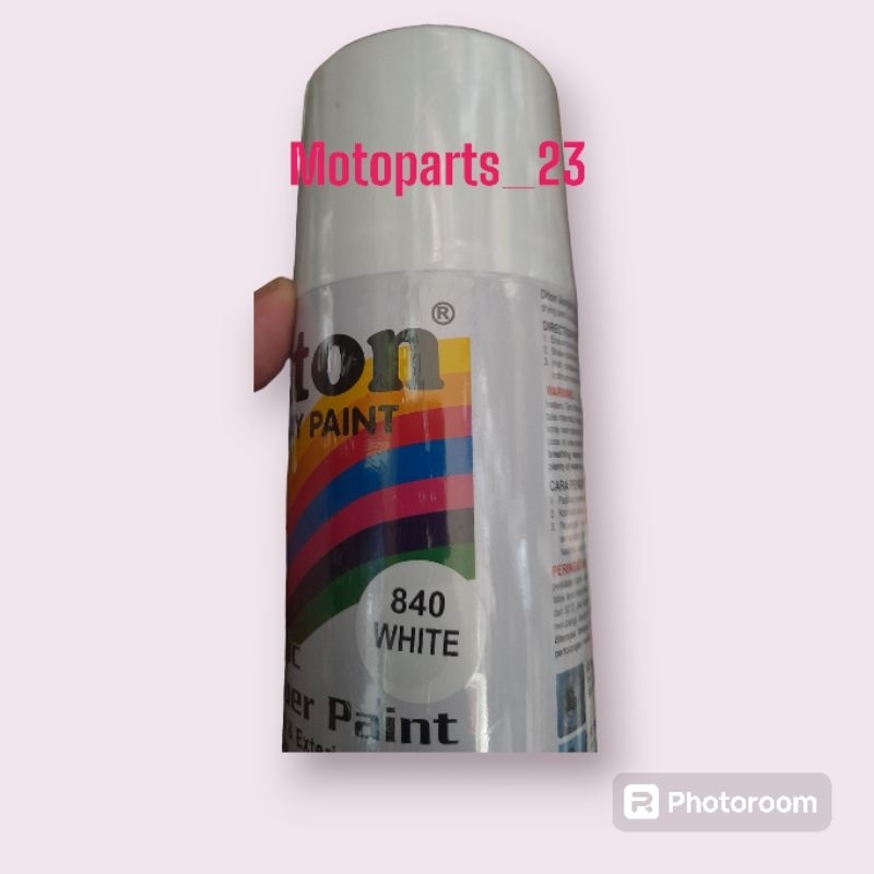 Jual CAT SEMPROT PILOK PYLOX PILOX DITON WARNA PUTIH WHITE 840 DITON ...