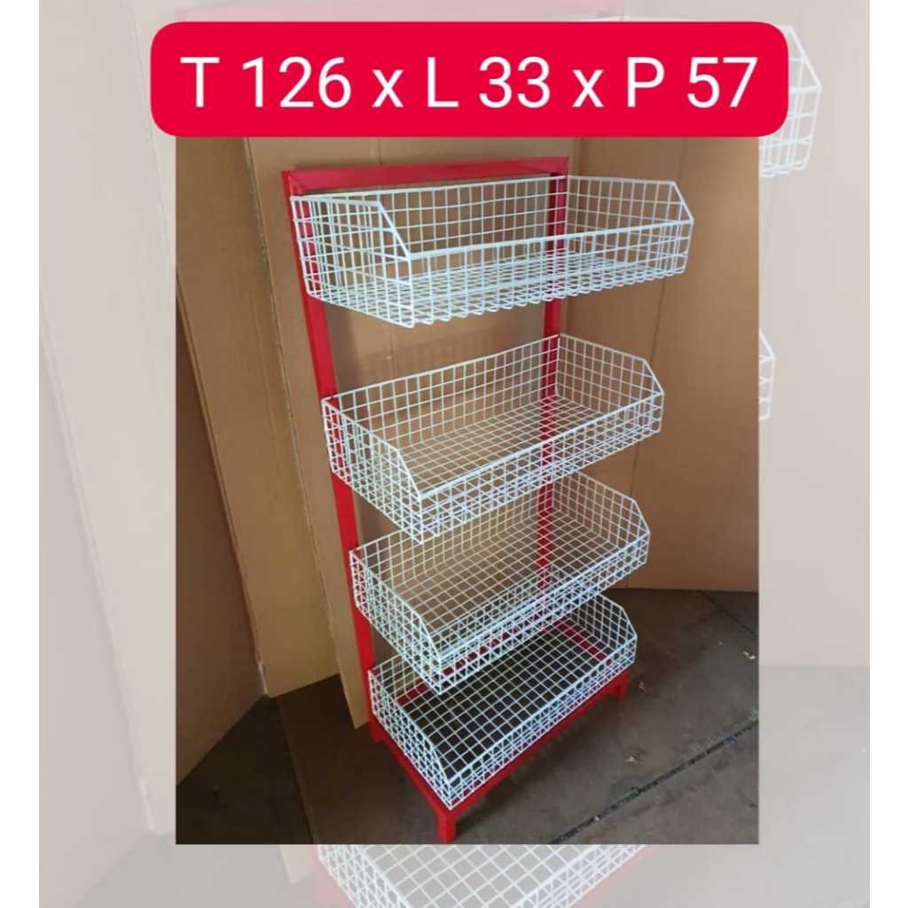 Jual RAK SNACK K-400 SUSUN 4 | Shopee Indonesia