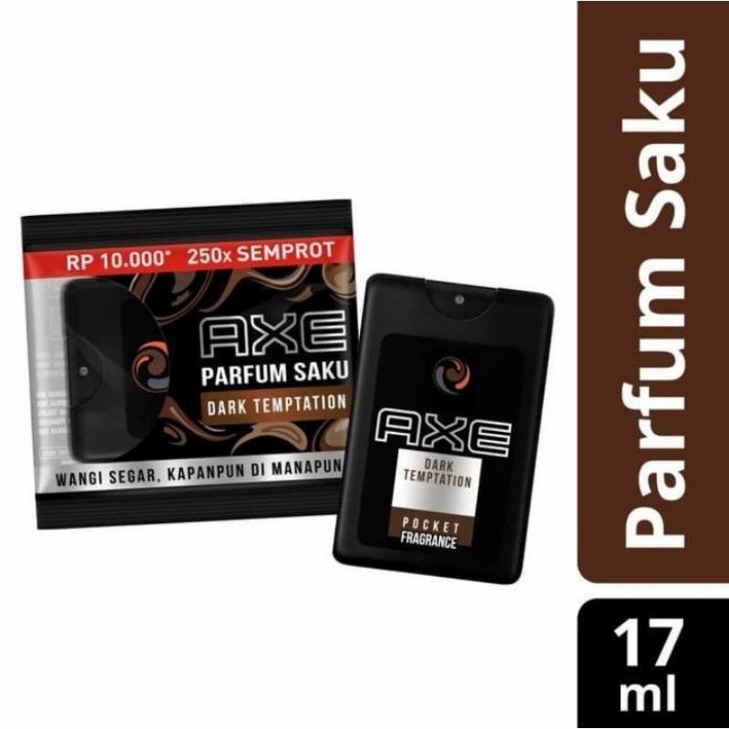 Jual AXE Parfum saku Black 17ml semprot / Axe parfum black | Shopee Indonesia