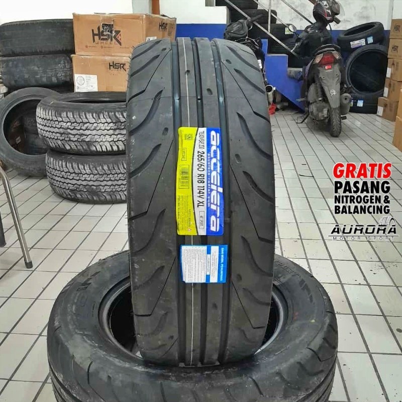 Jual Ban semi slick ring 18 mobil pajero fortuner merek Accelera 651 ...