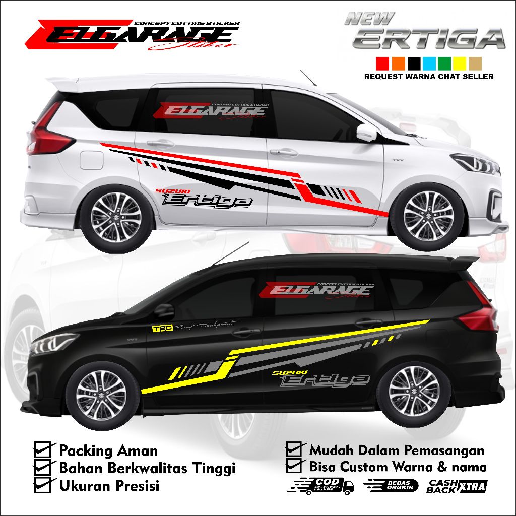 Jual Sticker mobil ertiga sticker mobil ertiga list terbaru stiker ...