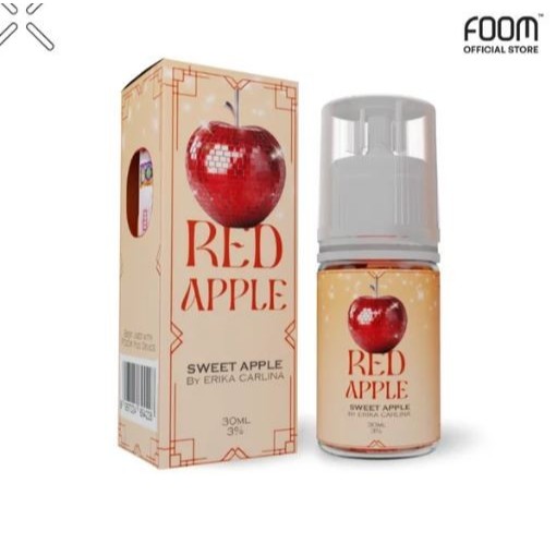 Jual Liquid Foom Red Apple Salt Nic 30MG 30ML by Foom x Erica Carlina ...