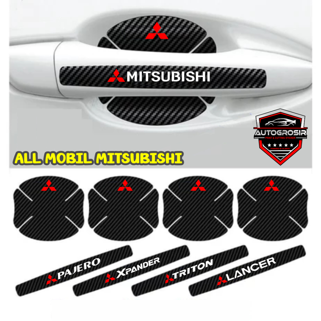 Jual Sticker Stiker Anti gores Handle mobil Mitsubishi Pajero Xpander ...