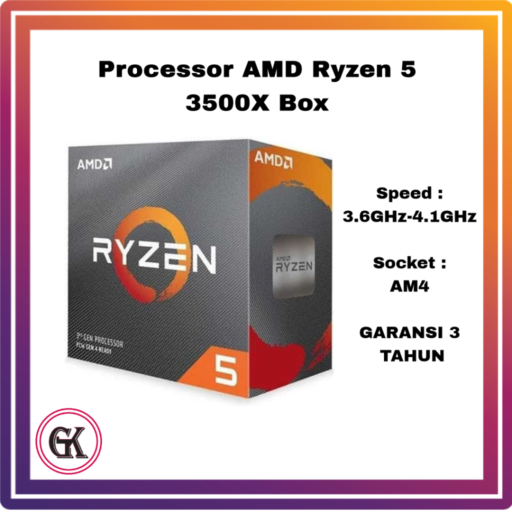 Jual Processor AMD Ryzen 5 3500X Up To 4.1 Ghz Socket AM4 BOX | Shopee Indonesia