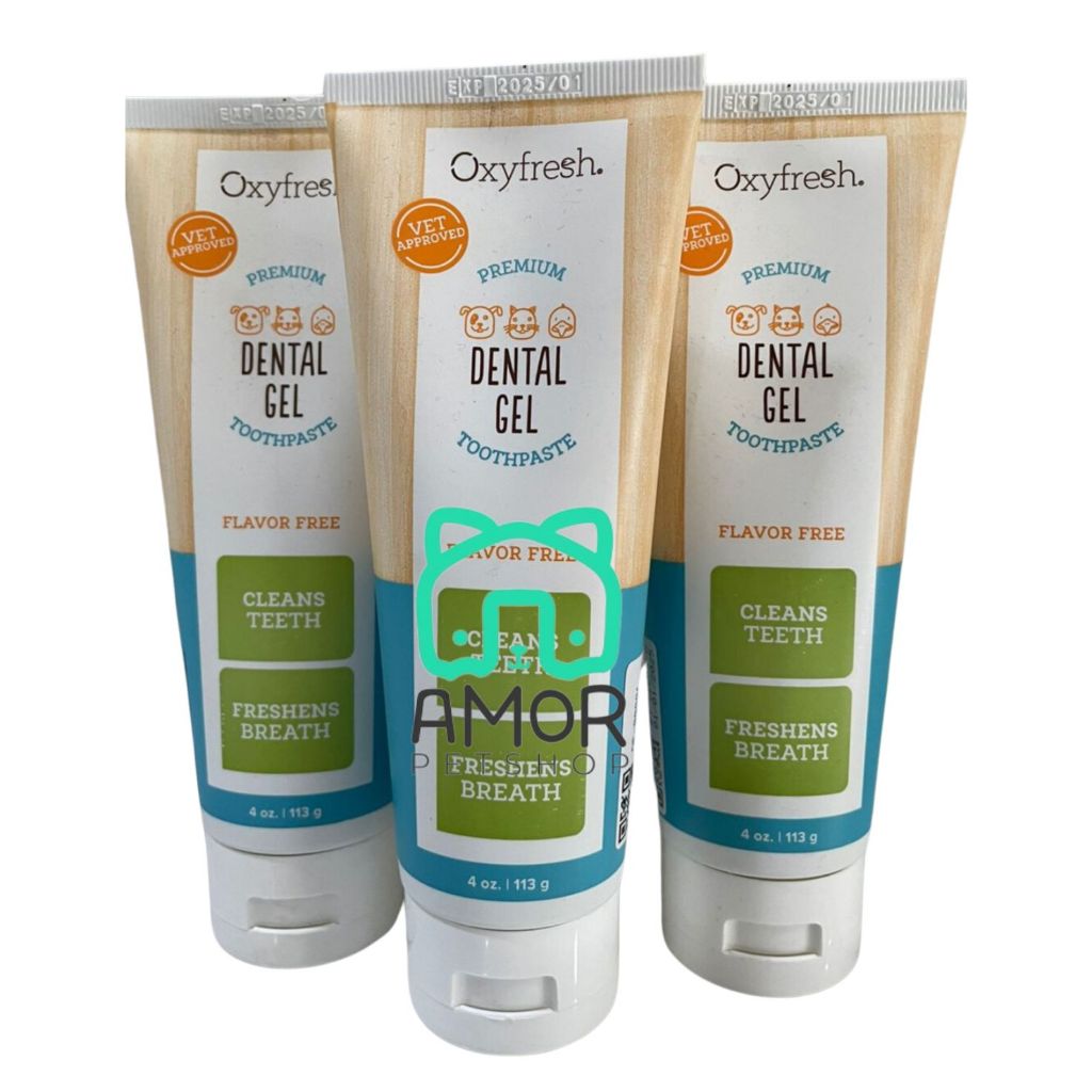 Jual Oxyfresh PET GEL 113gr dental gel HEWAN 4oz | Shopee Indonesia