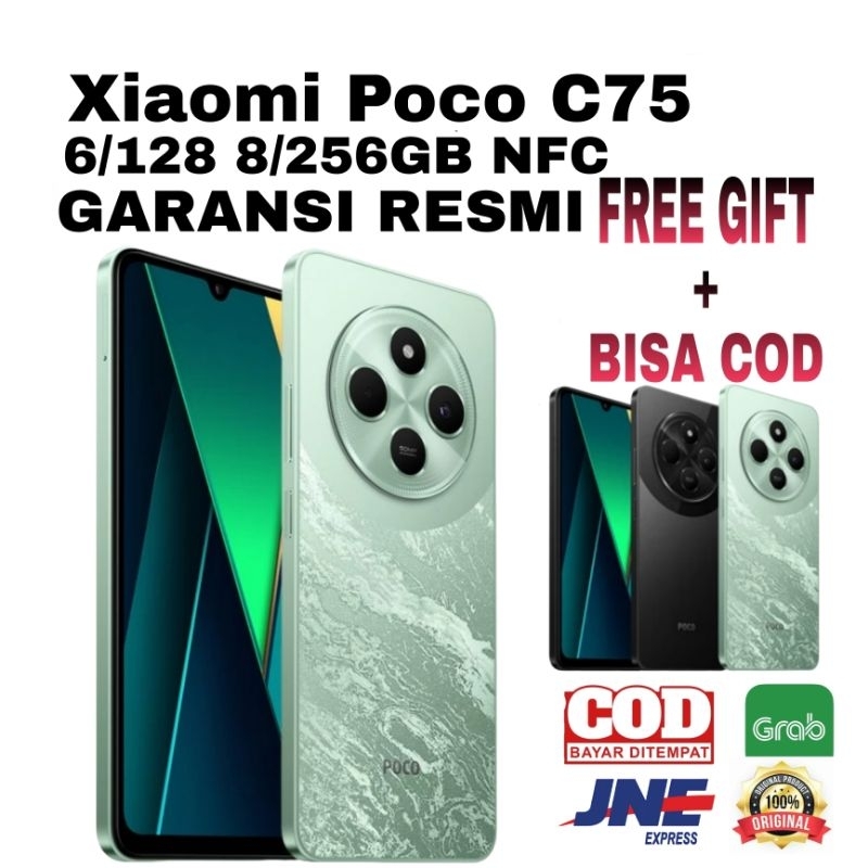 Jual XIAOMI Poco C75 NFC 6/128 8/256 GB Garansi Resmi | Shopee Indonesia