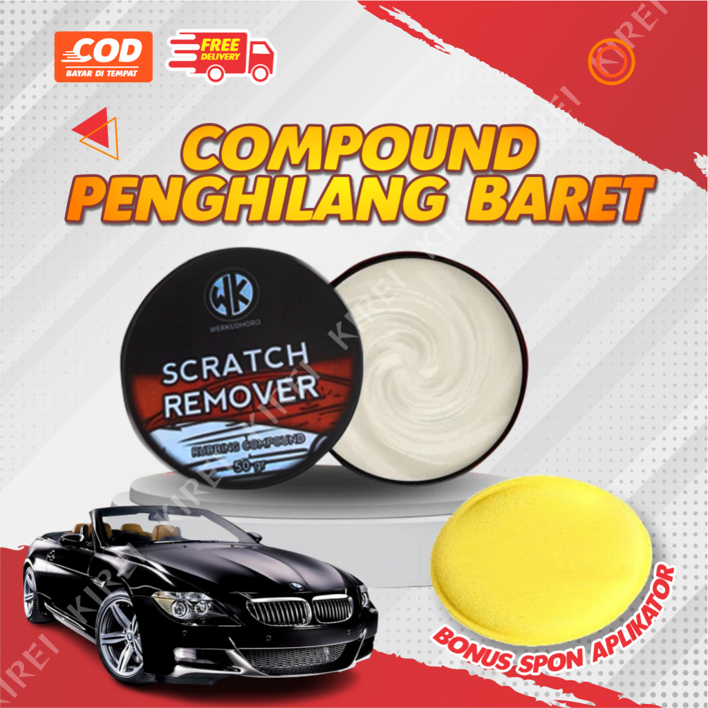 Jual Compound Mobil Penghilang Baret Mobil + Bonus Spon | Scratch ...