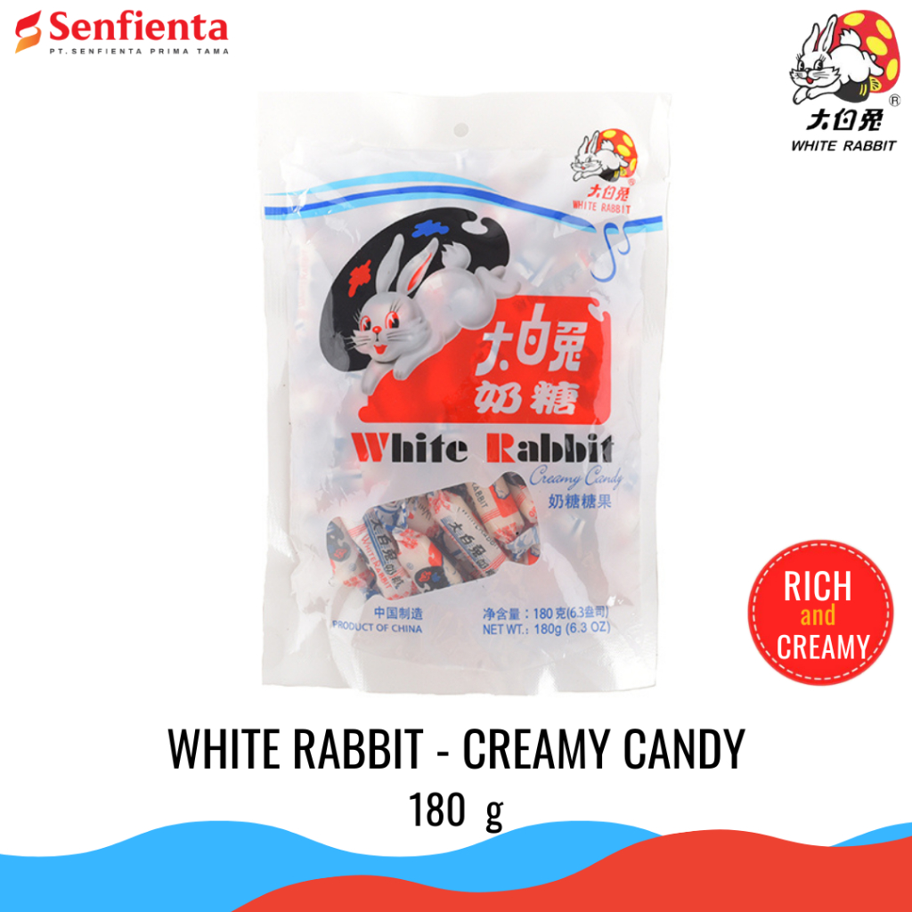 Jual White Rabbit Creamy Candy 180 gr | Permen Susu (Non Halal ...