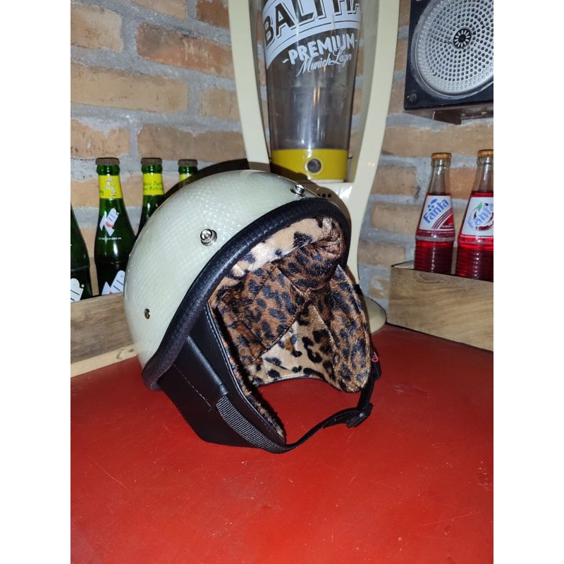 Jual Helm Chip Busa Leopard Coklat Tua | Shopee Indonesia