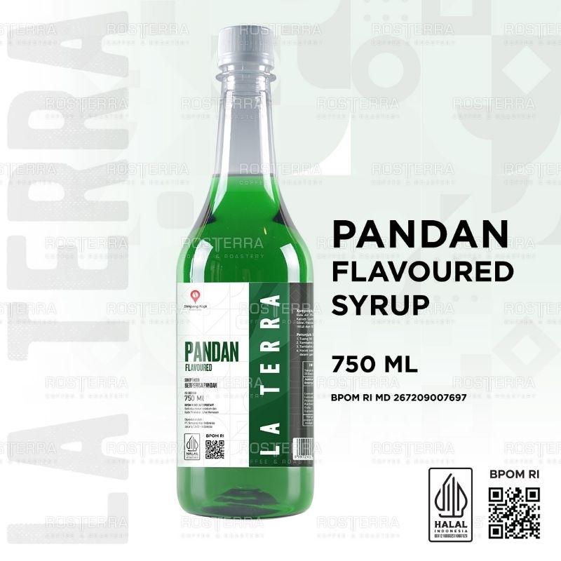 Jual Syrup Pandan Flavor Minuman Sirup Rasa Pandan 750 ml La Terra ...
