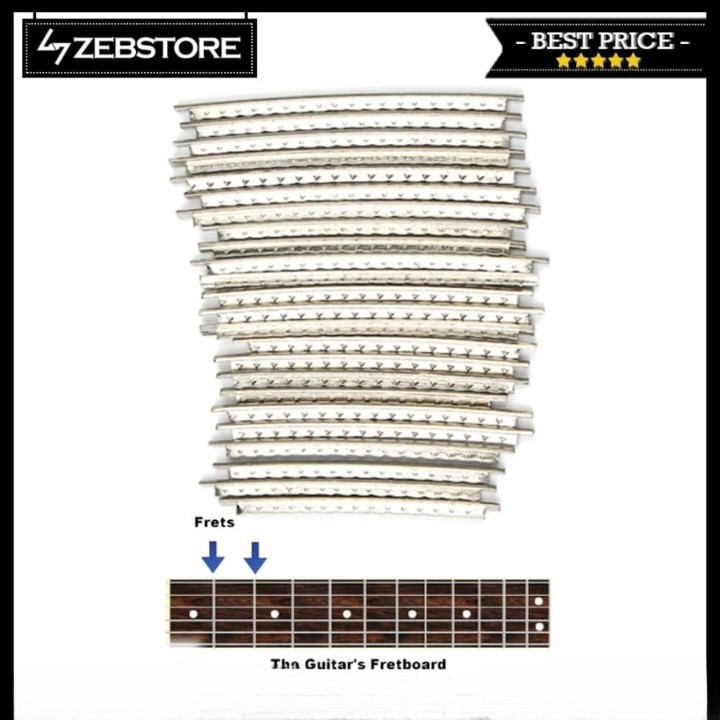 Jual Kawat Fret Fretwire Nickel 2.3mm 24Pcs Set | Shopee Indonesia