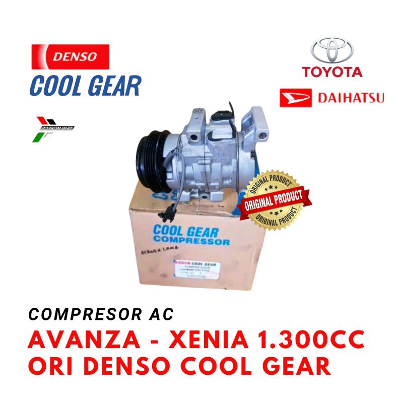 Jual Kompresor Ac Avanza Xenia 1300cc Assy Original Denso Cool Gear ...