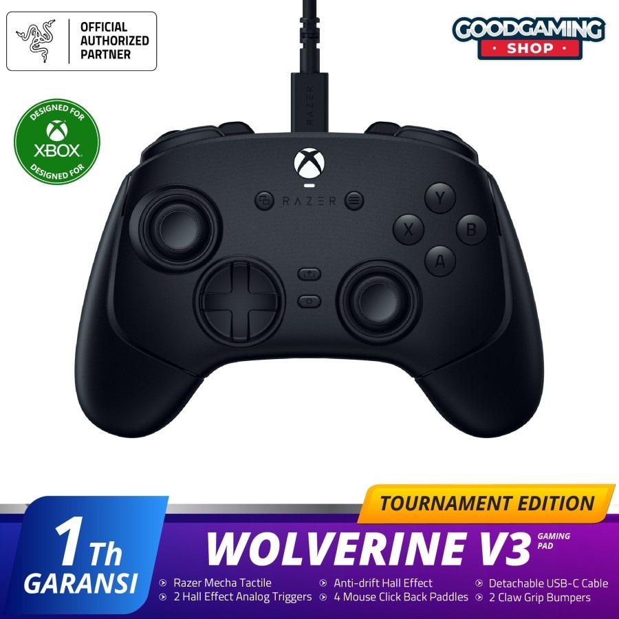 Jual Razer Wolverine V3 Black Tournament Edition Wired Esports ...