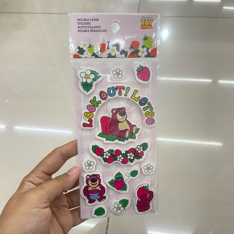 Jual Miniso Sticker Lotso Double layer / Miniso Stiker Lotso | Shopee ...