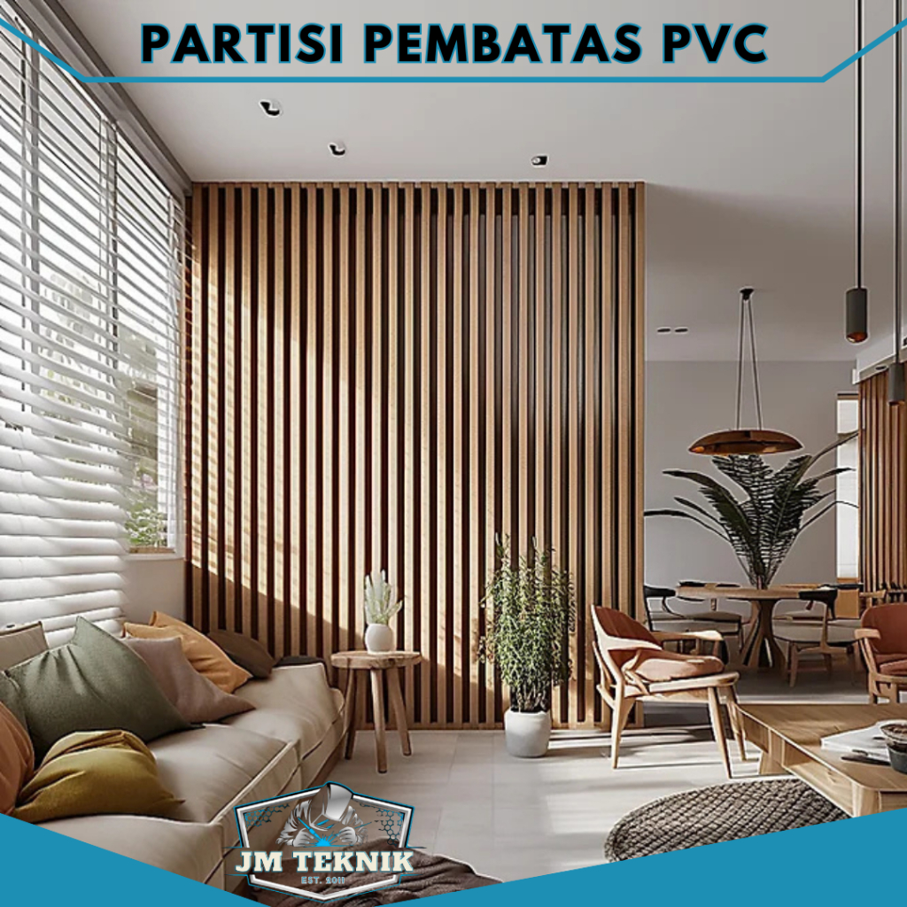 Jual PEMBATAS PVC - SKAT RUANGAN PVC KISI KISI PVC PANJANG 2,9 METER ...