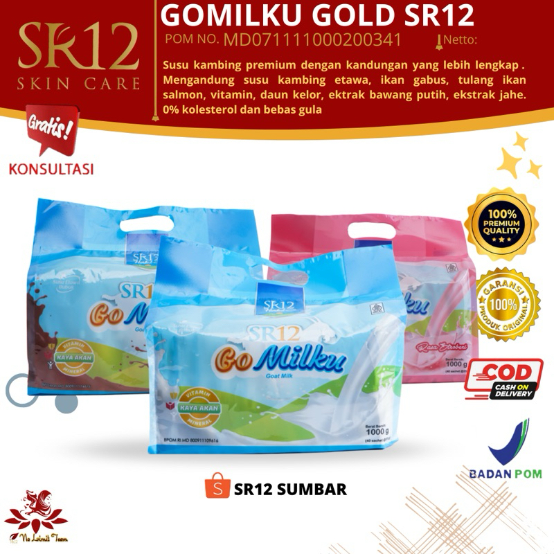Jual gomilku sachet, go milkku SR12, susu kambing etawa berkualitas ...