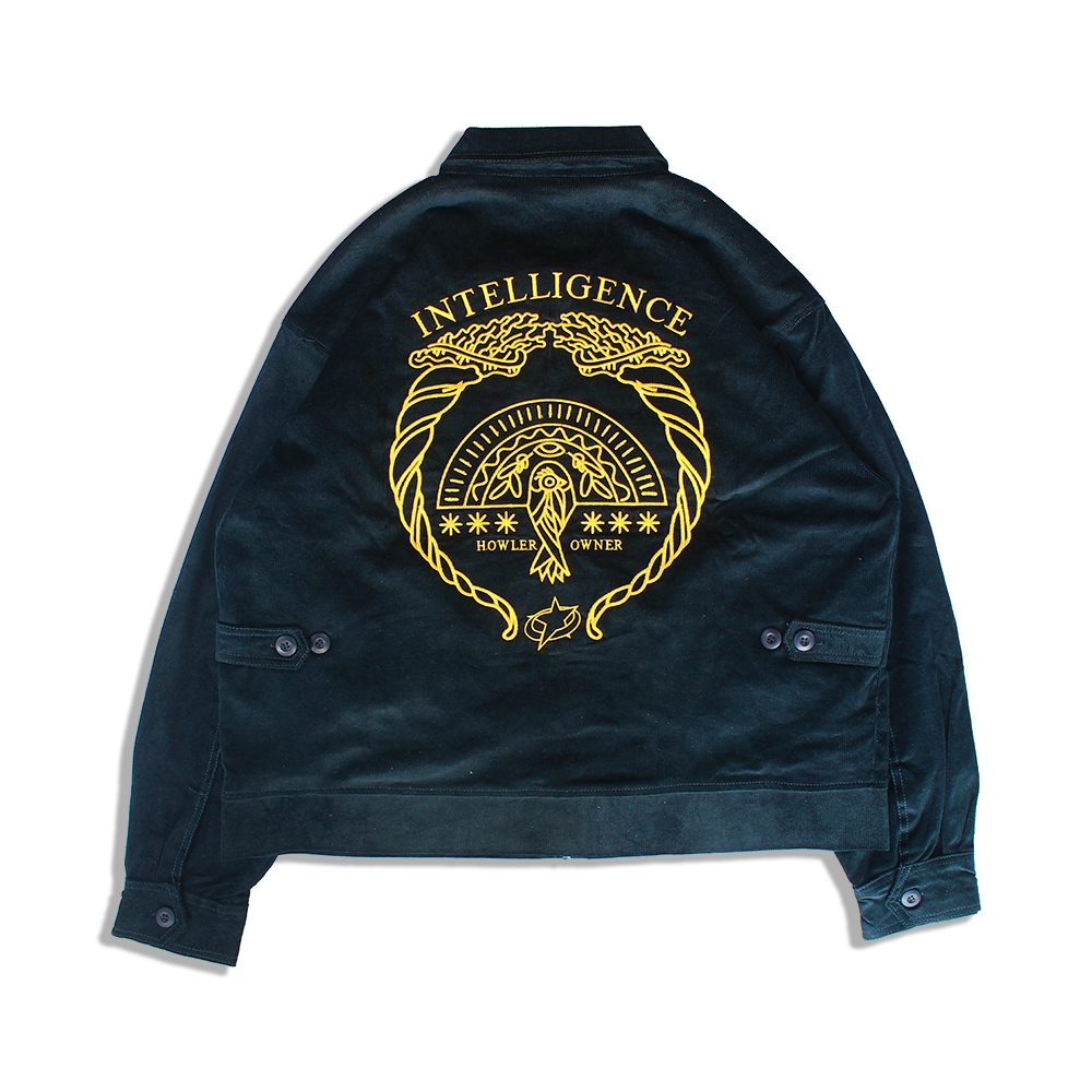 Jual Howler Owner Work Jaket Boxy Starlight Corduroy Embroidery Navy ...