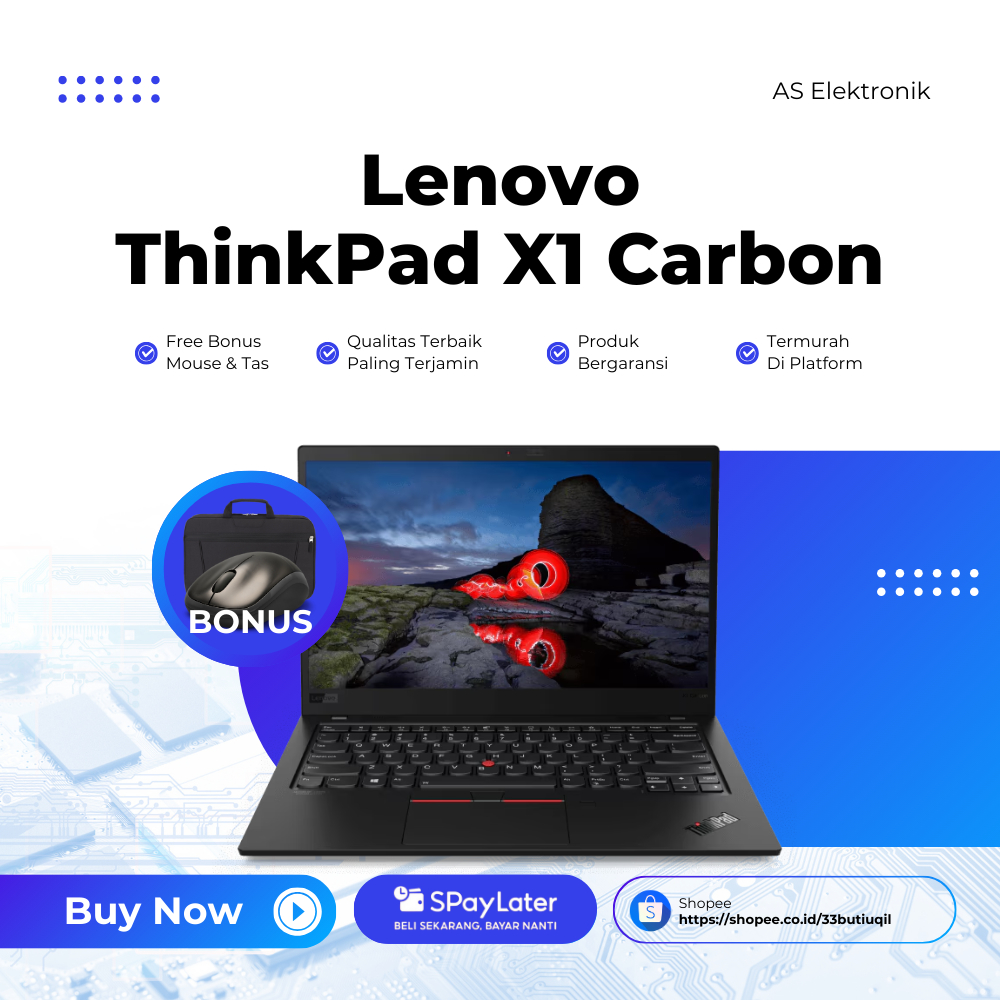 Jual Paling Laris - LAPTOP / TABLET LENOVO THINKPAD X1 SERIES & CARBON ...
