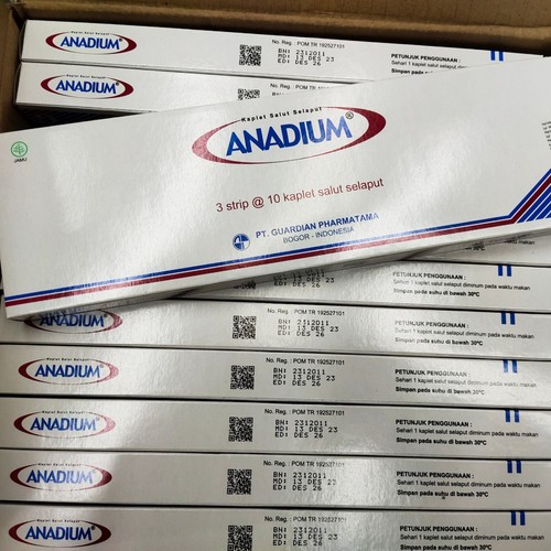 Jual Anadium Box 30 tablet original | Shopee Indonesia