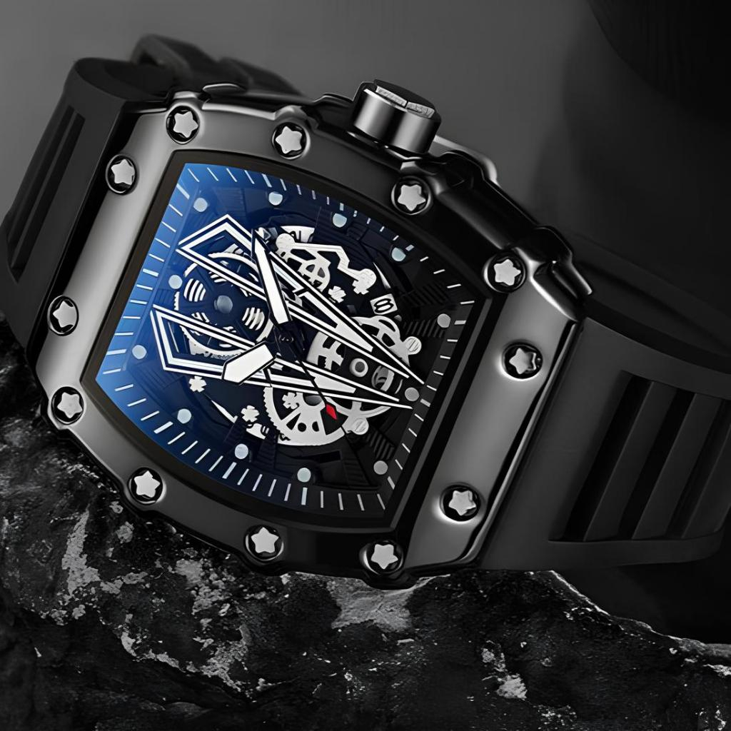 Jual Galaxy Watch Skeleton Mewah Desain Unik Tampilan Futuristik Sporty ...