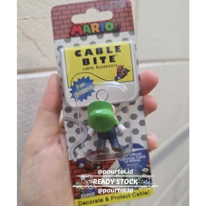 Jual LUIGI Super MARIO Bros CABLE BITE iPh0ne - ORI Japan | Shopee ...