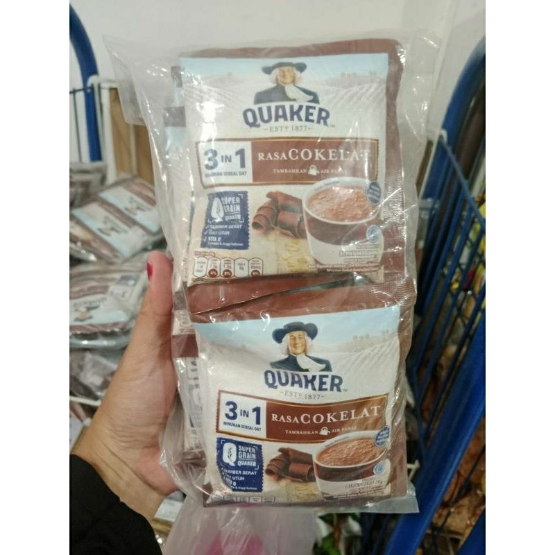 Jual Quaker 3 in 1 oatmeal 29g (10sachet) | Shopee Indonesia