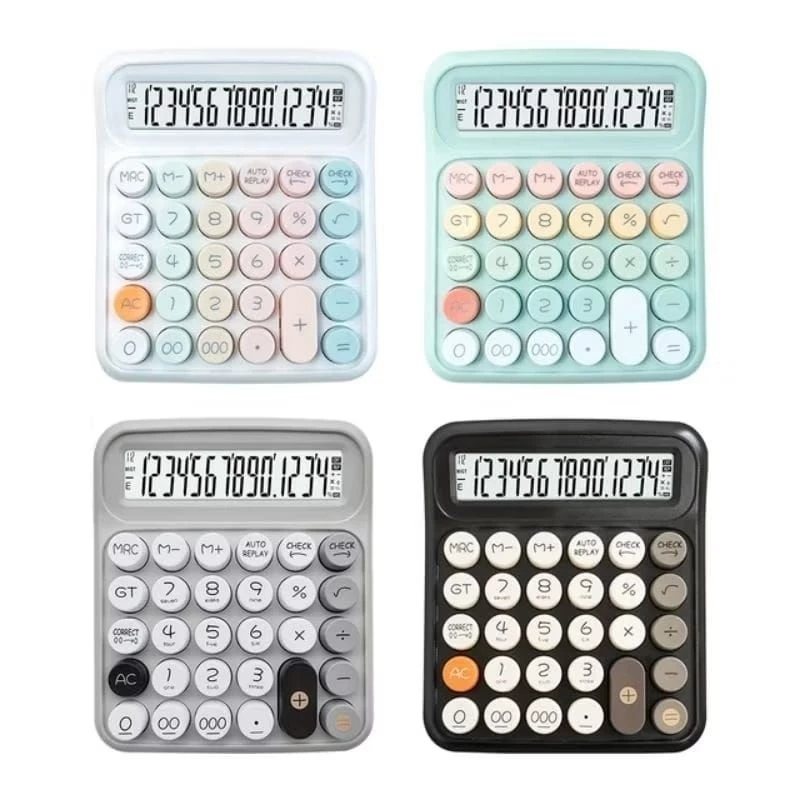 Jual Kalkulator KC 2034 Layar Besar 14 digit Tombol Bulat Besar Display ...